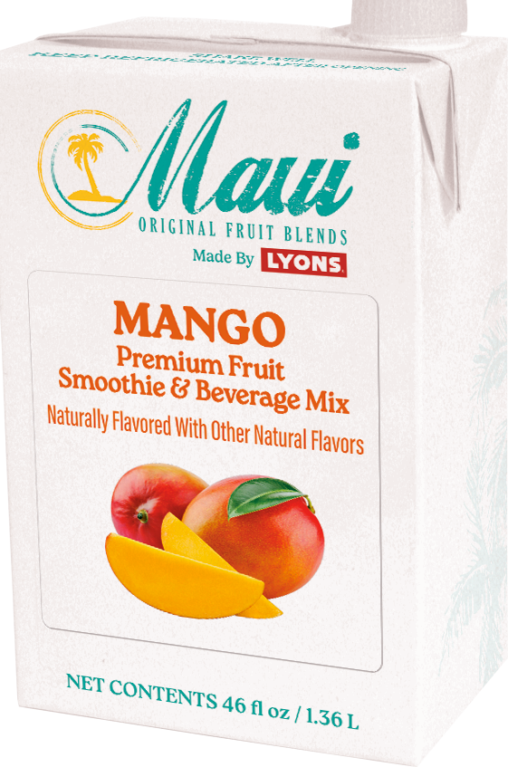 Maui Mango Smoothie Mix - Crafted Beverages, Cocktails, Mocktails ...